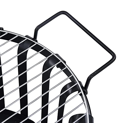 Firepit Grill Rack,Fire Pits for Outside,Bonfire Steel Fire Pit,Small Outdoor Fire Pit,Garden Fire Pit Basket, with BBQ Grill Steel 19"