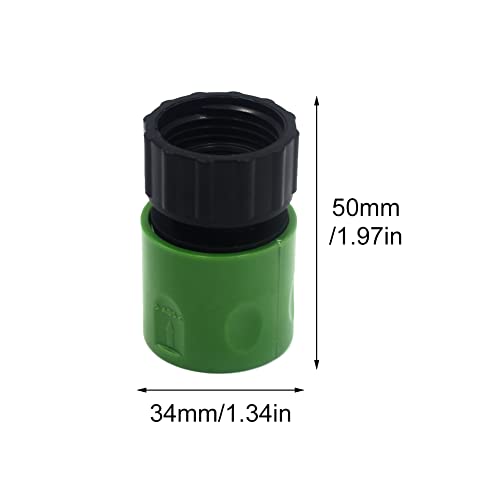 EMVANV 4pcs Lawn Mower Deck Wash Kit, Portable Quick Connect Deck Wash Hose Adapter Lawn Mower Clean Blades, Quick Connect Lawn Mower Deck Wash Port Hose Adapter (4pcs/Pack)