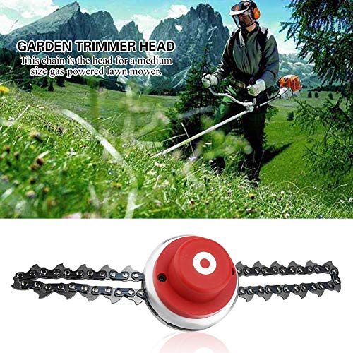 Trimmer Head Chain Trimmer Head Garden Trimmer Trimmer Head, for Chain Brush Cutter Weed Eater and Garden Pole Trimmer Tools