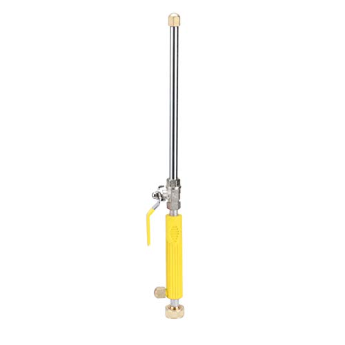 Washer Spray Head, Spray Rod, with Switch Valve Washer Nozzle, Long Distance Car Cleaning Tool for Garden Irrigation(Yellow)