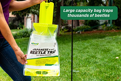 RESCUE! Japanese Beetle Trap β Reusable Bag - 3 Traps