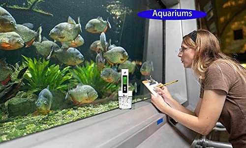 pH Meter,Accurate and calibrated pH Tester for Hydroponic System,Pools, Koi Ponds, Drinking Water, Wine/Beer Brewing, Hot Tub, Spa, Aquarium