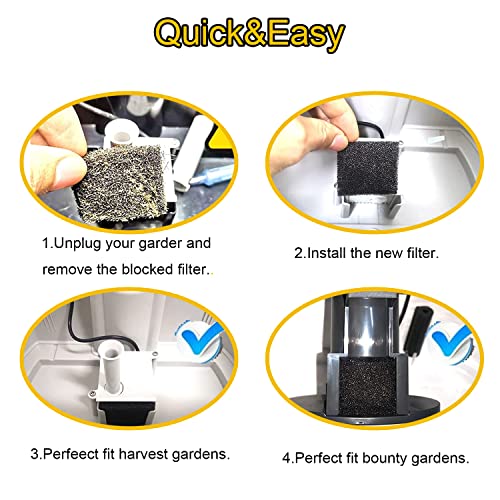 20 Pack /40ppi Pump Filter Sponge Replacement Aero-Garden Pump Filter Accessories