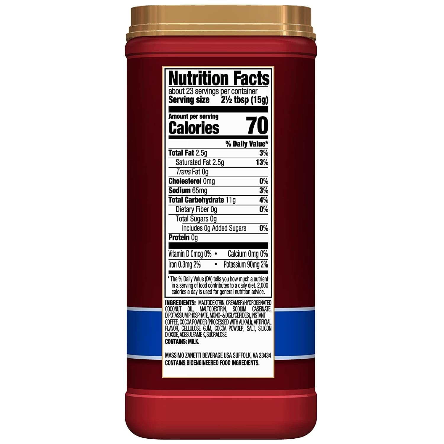 Hills Bros. Flavor Coffee (Sugar-Free French Vanilla, 12 Ounce (Pack of 2)