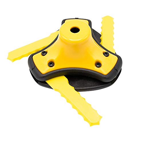 Weed Warrior Push-N-Load 3-Blade Trimmer Head Accessory, Universal Fit