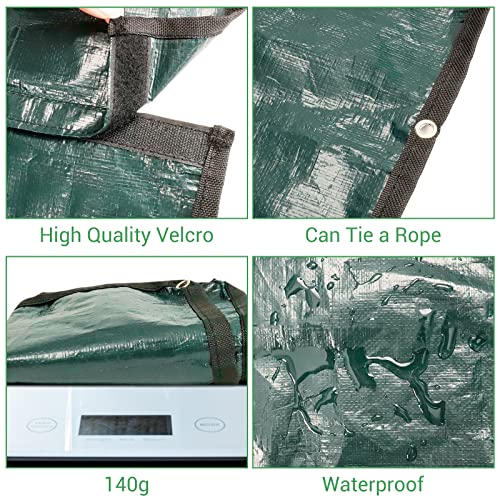Landscape Pruning Tarp Shrub Trimming Tarps with 0-24" Hole for Patio Yard Garden, Pruning Trees Tarp, Pruning Drop Cloth, Leaf Tarp, 1Pcs Portable Bag