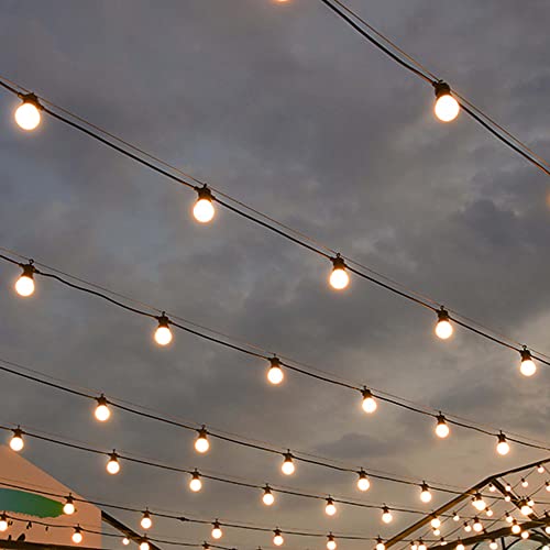 PURPLE LEAF Solar Led String Lights Outdoor Shatterproof 24 Ft 12 Waterproof Bulbs with Commercial 8 Lighting Modes Decorative for Gazebo Yard Garden Pergola with Solar Christmas Powered Light