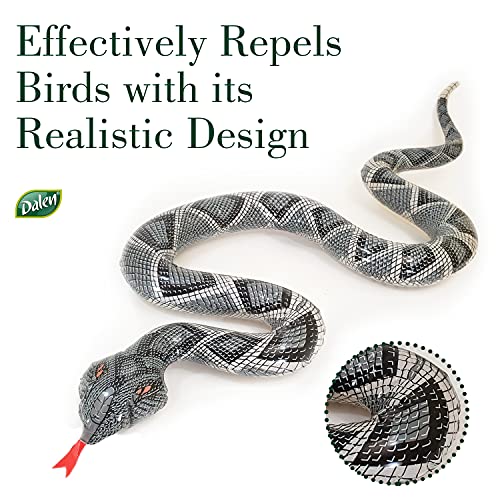 DALEN Inflatable Snake - Efficient Bird and Pest Deterrent β Safely Deters Birds β 6 feet Long β¦