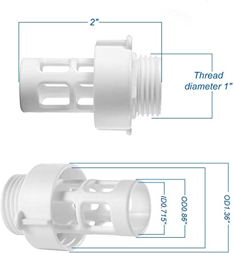 prosocool New 10184 Garden Hose Drain Plug Connector fits for Intex Hose Adapter Round Swimming Pool Drain
