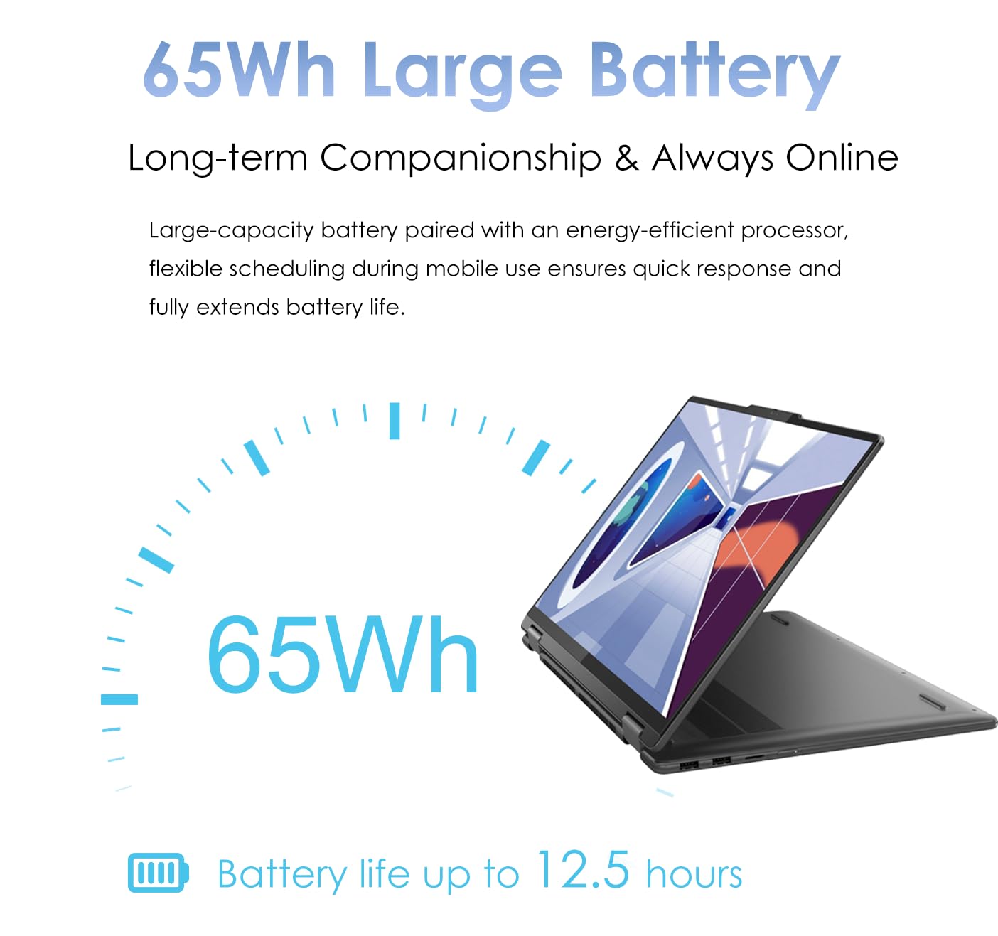 Lenovo Yoga 7i 16" 2-in-1 16:10 WUXGA Touch Screen Laptop, Intel Core i7-1355U, 2 x Thunderbolt, Fingerprint Reader, Backlit KB, Win 11, Storm Grey (16GB RAM | 1TB SSD)
