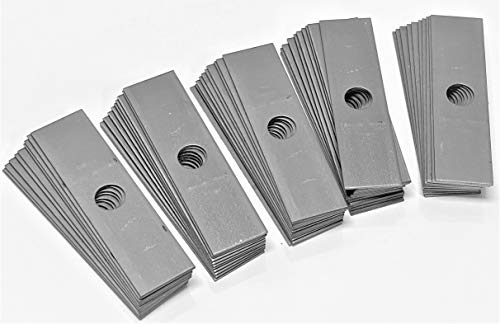 LAWN & GARDEN AMC Set of 50 Edger Blades Compatible with Green Machine 237001 Maruyama 216062 Red Max 6367-15110 6477, Echo 720-237-001, Ryobi 613225
