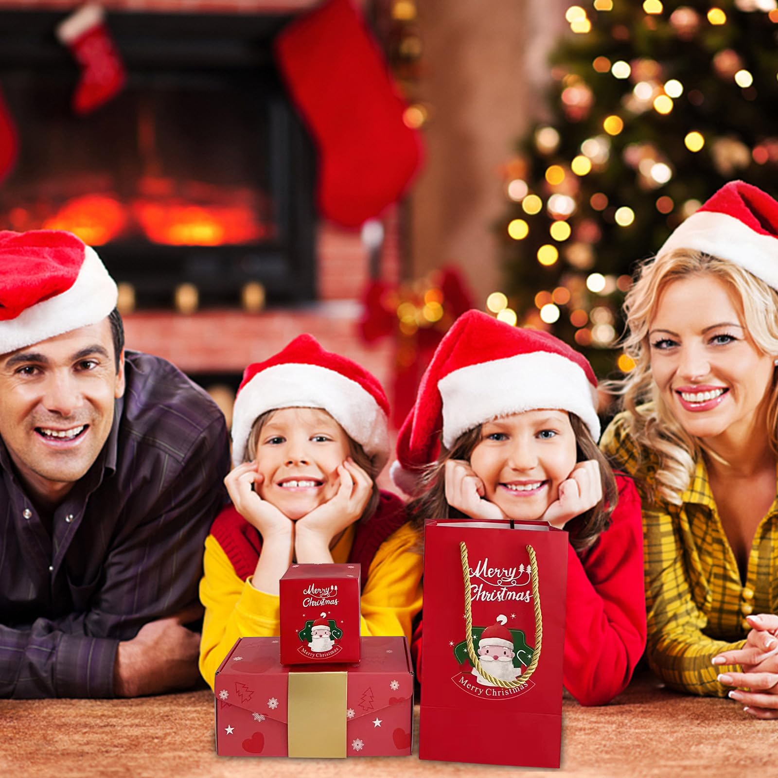 Merry Christmas Surprise Gift Boxes, 2023 Pop-Up Explosion Boxes for Money and Birthdays, Folding Bouncing Boxes for Christmas (10pcs)