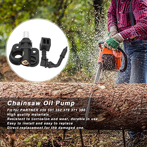 01 Oil Pump Assembly, Oil Pump Replacement, Garden Tool Parts, 2 Set Durable Easy to Install for Chainsaw Garden