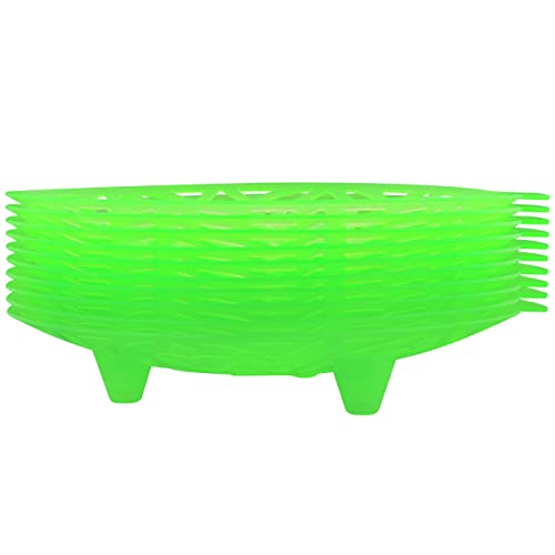 7Penn Watermelon Support Stand - 10pk Green Plastic Melon Cradle Supports for Watermelons, Pumpkins, Melons, and Squash