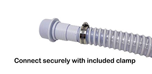 Sealproof Pool Hose Adapter, 30 Configurations, Compatible with Most Pumps, Skimmers, and Filters, White
