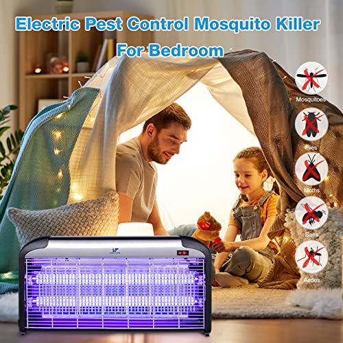 SUPERDRIVE Electric Bug Zapper,Effective 4200V 30W Electronic Indoor Mosquito Zapper Fly Trap Wasp Killer for Mosquito,Fly,Moth,Wasp Insect Killer for Bedroom, Kitchen, Restaurant Indoor Patio Garden