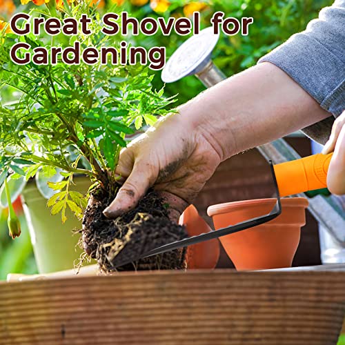 NUOSHIKE Metal Detector Digger Tools with Coin Probe, 7.48 inch Blade, Heavy Duty Serrated Edge Digger,Garden Knife with Sheath for Belt Mount