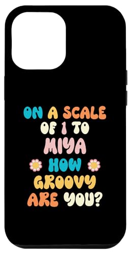 iPhone 12 Pro Max MIYA Cute Retro Girls Groovy MIYA Personalized Name Case