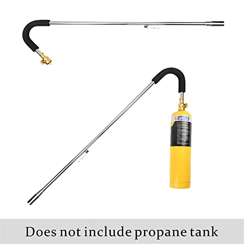 CAMPFIRE Propane Torch Weed Burner Propane Weed Torch with Turbo Trigger Push Button Igniter,Garden Torch for Weeds for Roof Asphalt,Ice Snow,Road Marking,Charcoal