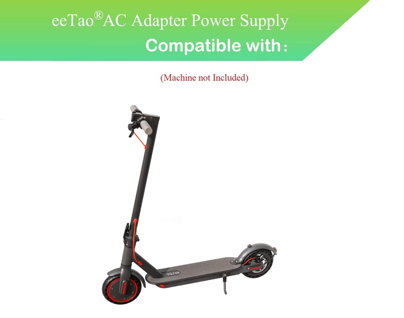 eeTao 42V Charger Compatible with VOLPAM SP06 / SP03 / SP06 GS / SPT7 SP03 Electric Scooter Li-ion Battery Portable Commuting Scooter Yongkang Moxi Technology Co.,Ltd BC238360020 42.0V Power Supply