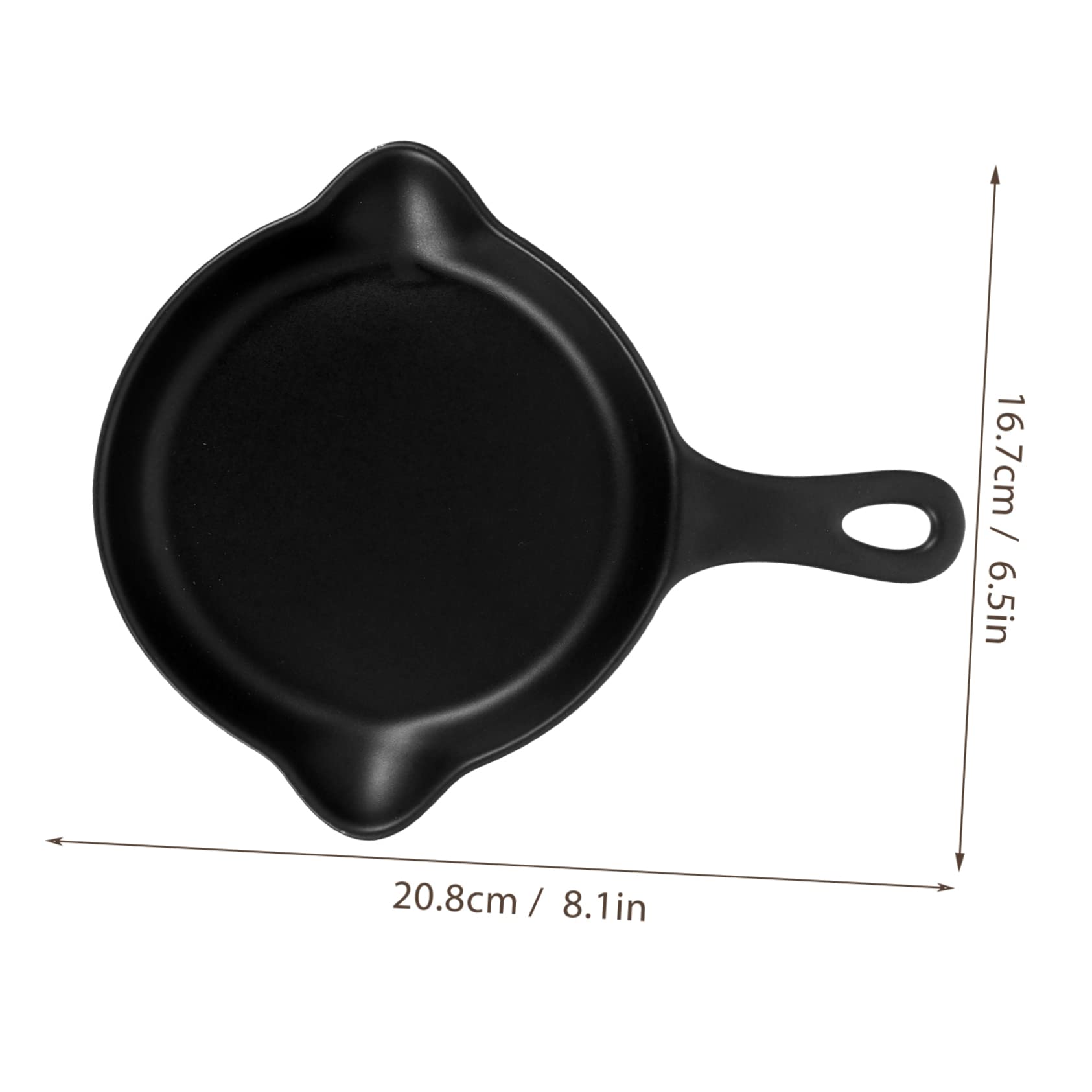 3pcs Ceramic Bakeware Salad Storage Plate Salad Ceramic Bowl Egg Pan Baking Supply Baking Breakfast Pan Fruit Storage Bowl Skillet Handle Baking Bowl Baking Ceramic Dish Baking Pan