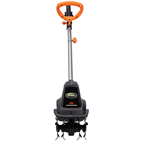 Scotts Outdoor Power Tools TC70020S 20-Volt 7.5-Inch Cordless Garden Tiller Cultivator, (2AH Battery & Fast Charger Included)