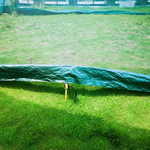 GRASOLAR Garden Pond Cover Pool Cover Protector with Net Tent Dome Net 10x8 Ft Net Prevent Fallen Leaves, Greenā¦