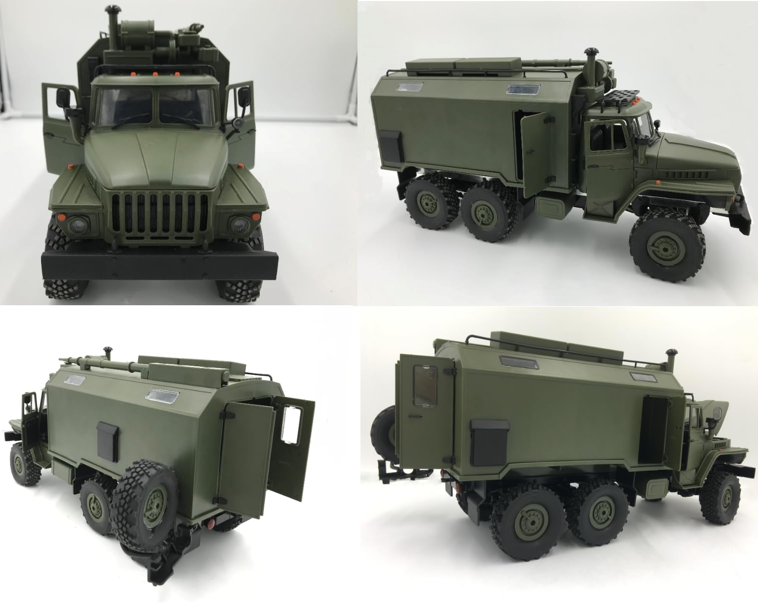 Simulation Rc Military Truck Remote Control RTR 2.4G All-Terrain RC Truck Car 6WD Off-Road Crawler 1:16