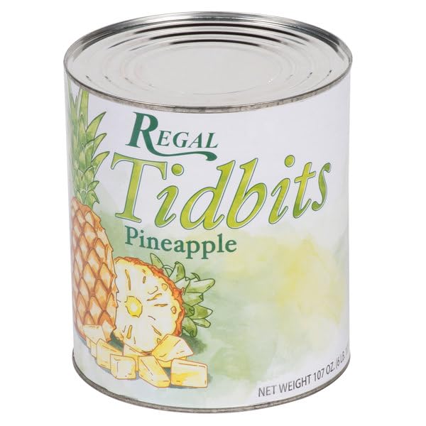 #10 Can Pineapple Tidbits in Natural Juice - 6/Case