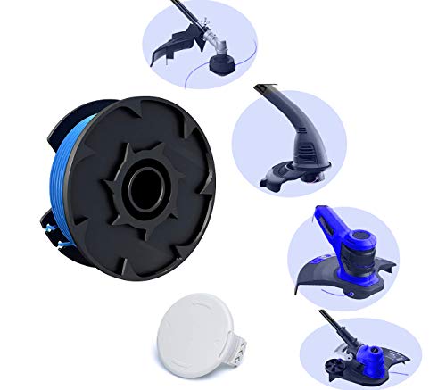 LEIMO KPARTS 0.065 String Trimmer Spool Line for Ryobi One+ AC14RL3A , 0.065" Autofeed Replacement Spools for Ryobi 18V, 24V, and 40V Cordless Trimmers (10 Pack)
