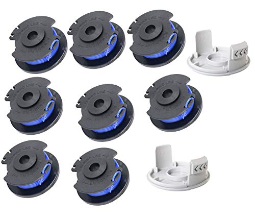 LEIMO KPARTS 0.065 String Trimmer Spool Line for Ryobi One+ AC14RL3A , 0.065" Autofeed Replacement Spools for Ryobi 18V, 24V, and 40V Cordless Trimmers (10 Pack)