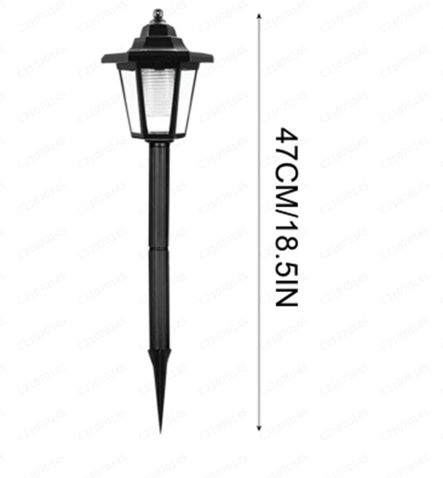 LED Solar Pathway Lights Outdoor, Outdoor Solar Hexagonal Lights, Waterproof Solar Lights for Outside, Garden, Landscape, Driveway, Walkway, Yard, Sidewalk, Lawn (2PC)