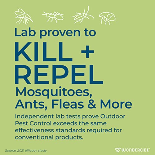 Wondercide - EcoTreat Outdoor Pest Control Spray Concentrate with Natural Essential Oils - Mosquito, Ant, Roach, and Insect Killer, Treatment, and Repellent - Safe for Pets, Plants, Kids - 16 oz