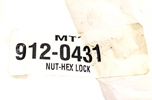 Mtd 912-0431 Lawn & Garden Equipment Hex Lock Nut Genuine Original Equipment Manufacturer (OEM) Part