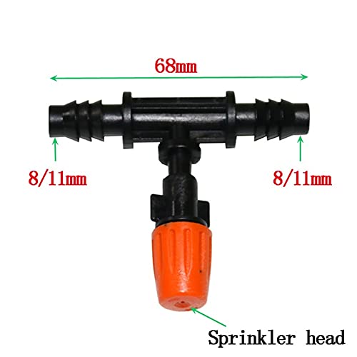 XLBH Irrigation Accessories Orange Atomizing Nozzle Industry Agriculture Cooling Humidify Misting Nozzle Garden Irrigation Watering Sprinklers 100 Pcs widely Used (Color : Pink)