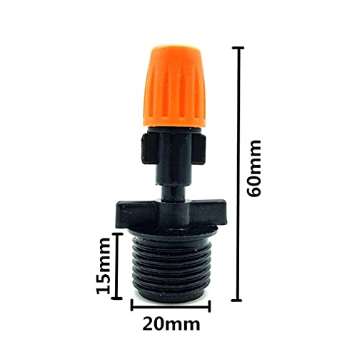 XLBH Irrigation Accessories Orange Atomizing Nozzle Industry Agriculture Cooling Humidify Misting Nozzle Garden Irrigation Watering Sprinklers 100 Pcs widely Used (Color : Pink)