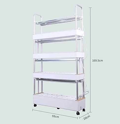 Personal Garden and Starter Kit, 120 Pods Indoor Gardening System with Growing Lights, Floor-Standing Hydroponics Growing System for Home Kitchen Balcony