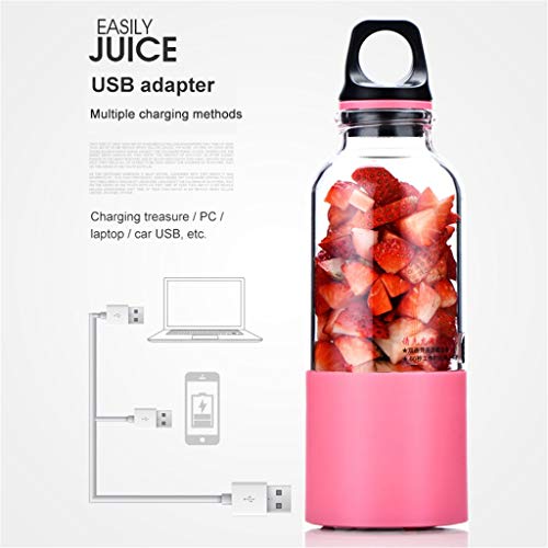 500ml Portable Blender Mini Electric Juicer Cup Orange Maker Smoothie Blender Juice Extractor Vegetables Fruit Mixer