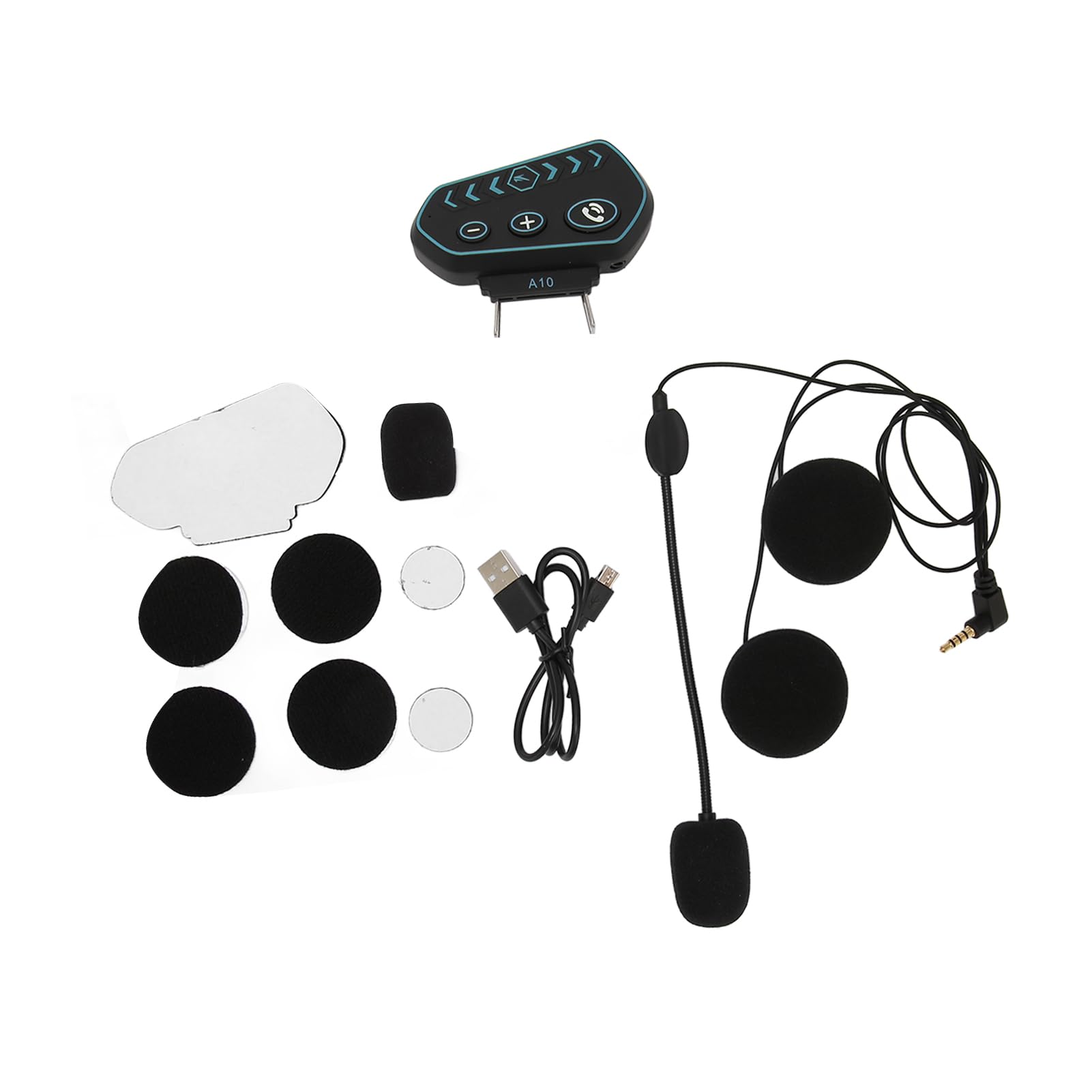 Bluetooth 5.0 Motorcycle Helmet Headset,GPS Noise Reduction Waterproof Stereo Music Handsfree Bluetooth Headphones