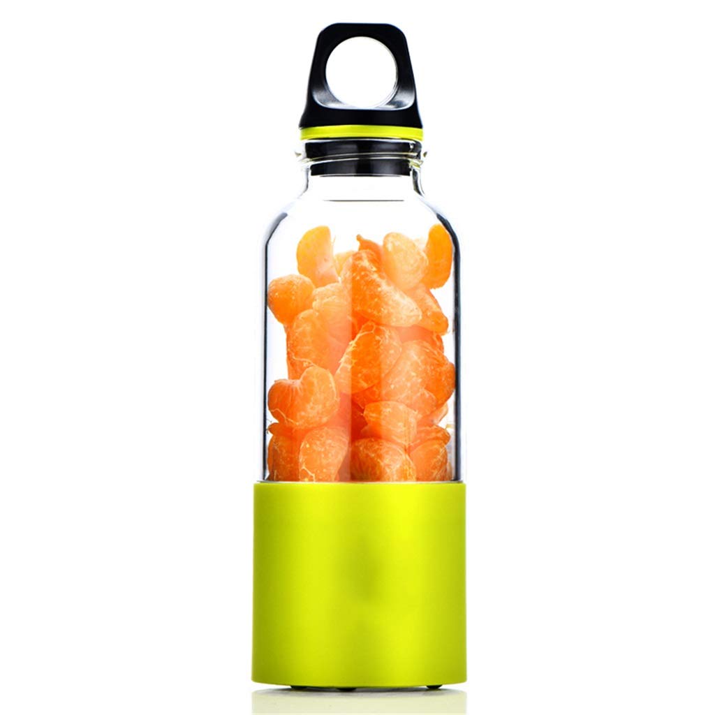 500ml Portable Blender Mini Electric Juicer Cup Orange Maker Smoothie Blender Juice Extractor Vegetables Fruit Mixer (Green)