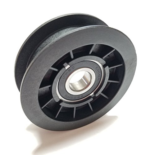 2 Idler Drive Pulley Set Compatible with John Deere Sabre Pulley V-Idler Pulley GX20286 and Flat Idler Pulley GX20287