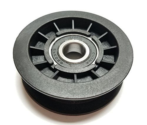 2 Idler Drive Pulley Set Compatible with John Deere Sabre Pulley V-Idler Pulley GX20286 and Flat Idler Pulley GX20287