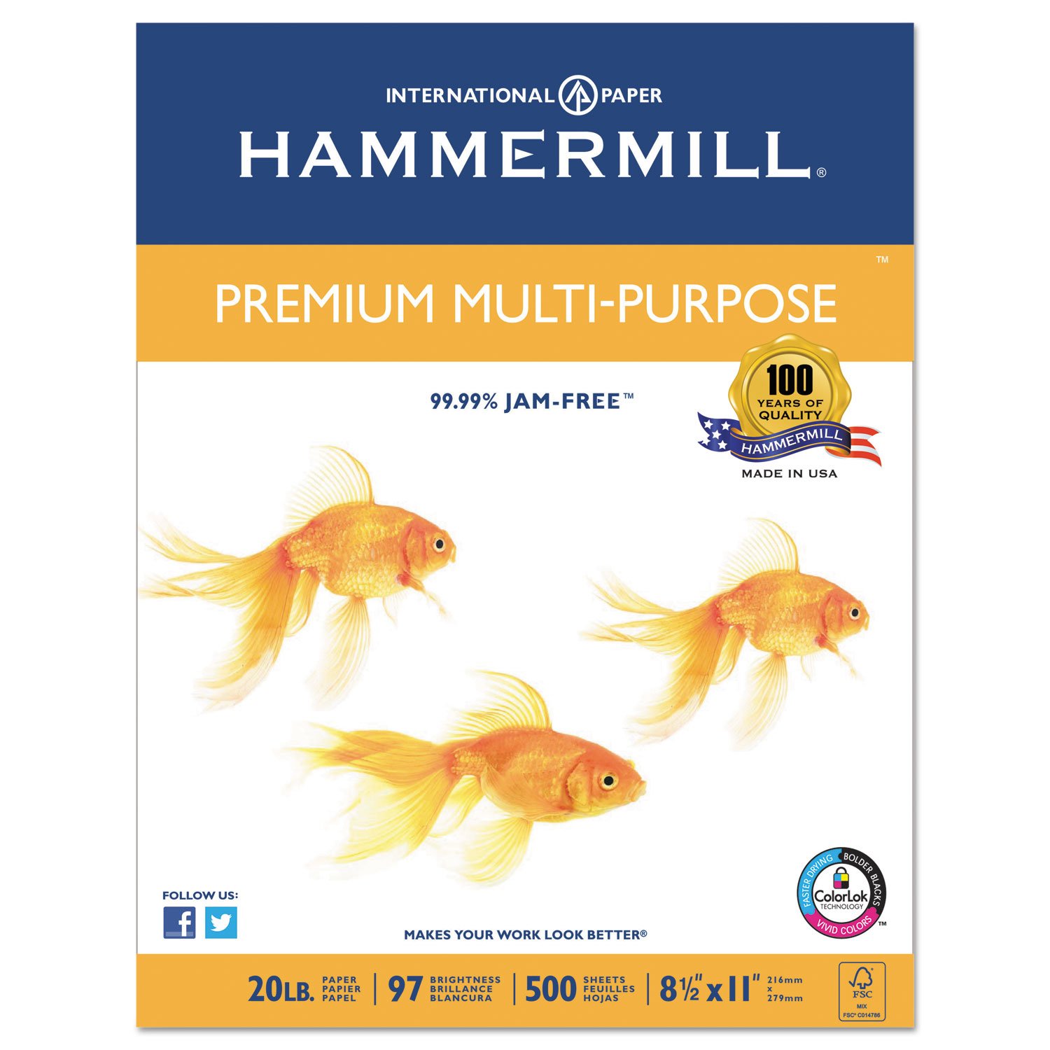 Hammermill HAM106310 Multipurpose Copy Paper