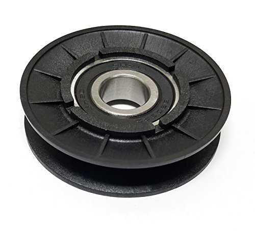 2 Idler Drive Pulley Set Compatible with John Deere Sabre Pulley V-Idler Pulley GX20286 and Flat Idler Pulley GX20287