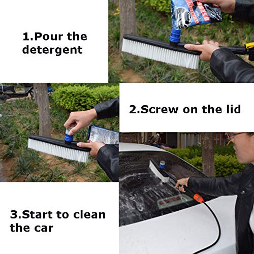Portable Smart Electric High Pressure Washer Pump 100W 160 PSI 12V High Pressure Power Wash Kit for Home, Car, Garden, Project