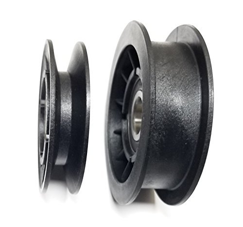 2 Idler Drive Pulley Set Compatible with John Deere Sabre Pulley V-Idler Pulley GX20286 and Flat Idler Pulley GX20287