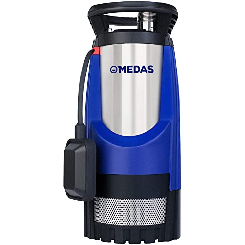 MEDAS 2HP 1500W 1717GPH Multistage Submersible Water Pump Deep Well Utility Pump Portable Electric Stainless Steel Pump for Swimming Pool Garden Tub Pond