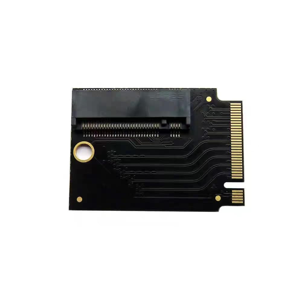 Handheld Transfer Board PCIE4.0 for Rog Ally,SSD Memory Card Adapter Converter Transfer Board 90 Degrees 2230 to 2280 NVMe M2 Transfercard Accessories for Gaming Console
