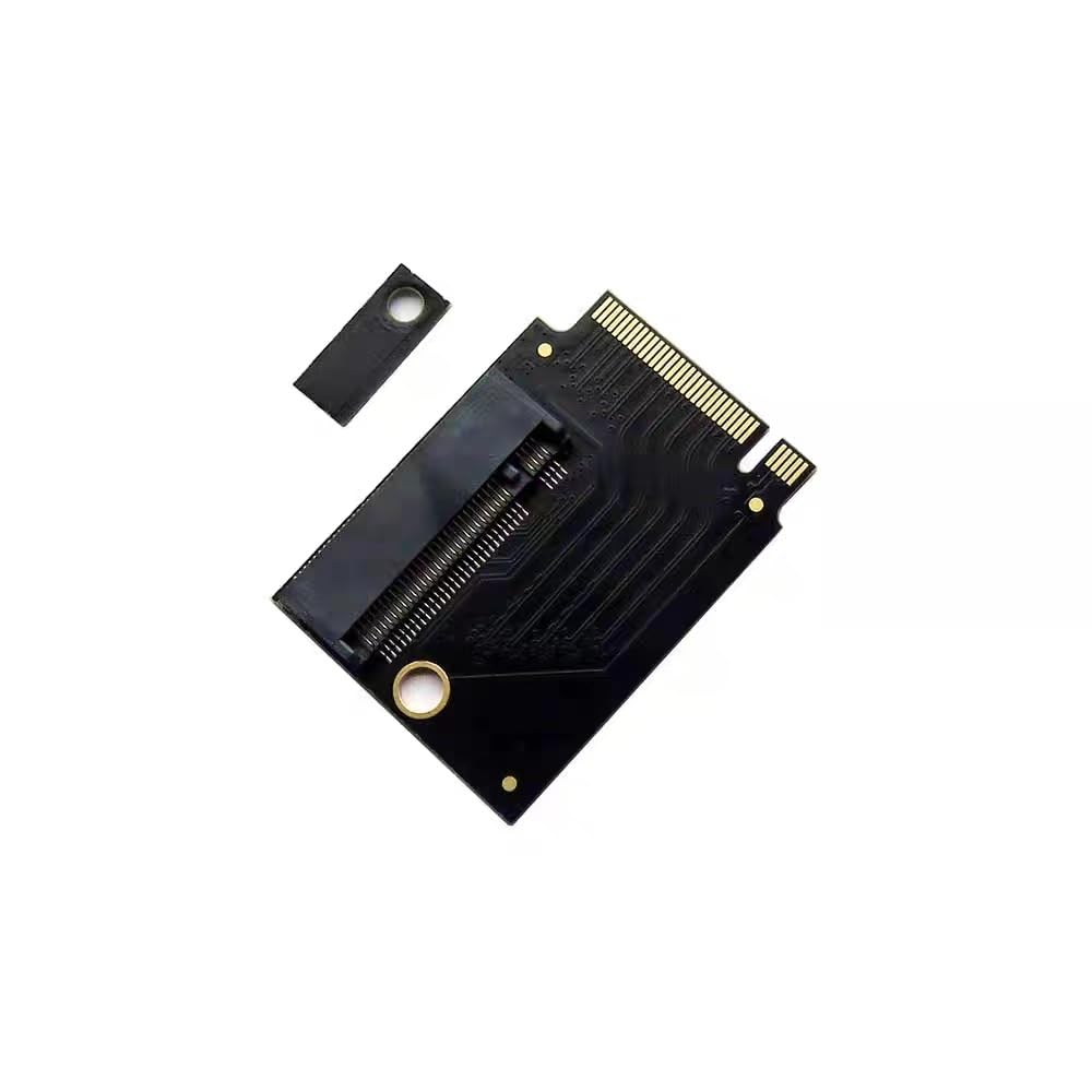 Handheld Transfer Board PCIE4.0 for Rog Ally,SSD Memory Card Adapter Converter Transfer Board 90 Degrees 2230 to 2280 NVMe M2 Transfercard Accessories for Gaming Console