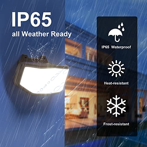 seebest 252 LED Solar Outdoor Lights Wireless Motion Sensor Lights with 3 Working Modes, Waterproof Upgraded Solar Security Lights, Solar Powered Wall Light for Fence, Garden, Garage(2 Pack)